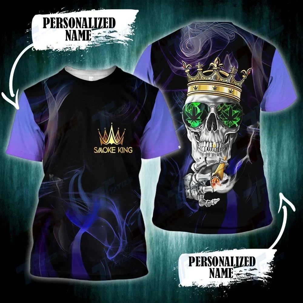 Smoker-MANDALA-LOVE-WEED-LEAF-SKULL-3D-Printed-High-Quality-T-shirt ...
