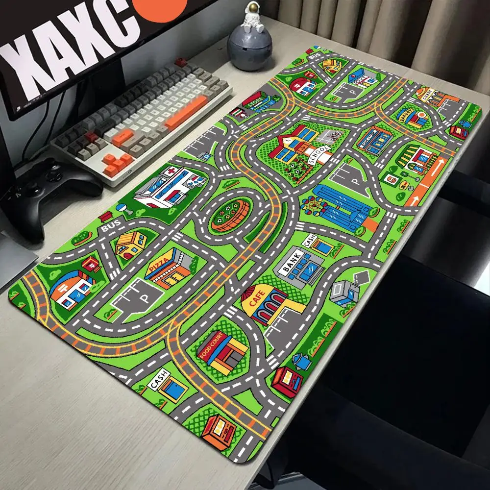 PC-Gaming-Setup-Acess-rios-City-Road-Mouse-Pad-Dos-Desenhos-Animados ...