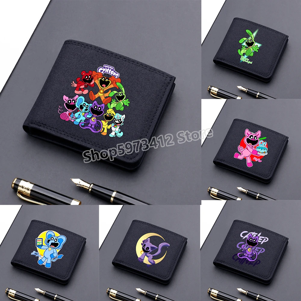 Smiling-Critters-Wallets-Cartoon-Figure-Print-Credit-ID-Card-Holder ...