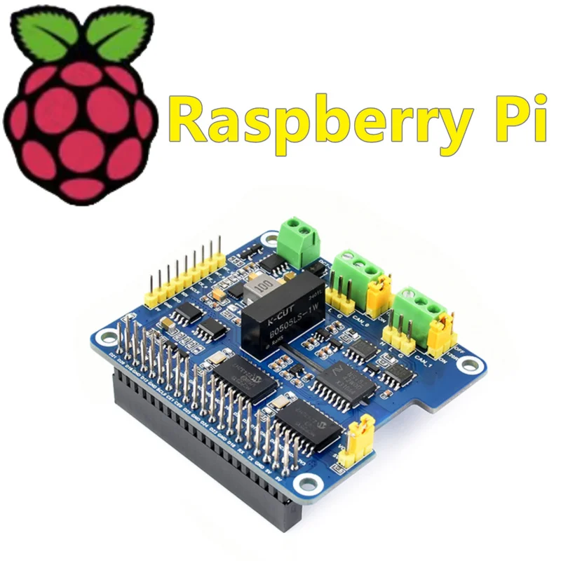 Raspberry-Pi-2-way-CAN-bus-interface-expansion-board-with-power-supply ...