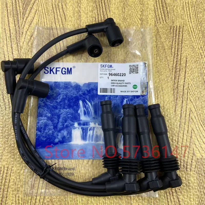 1 conjunto OEM # 96460220 conjunto de fio de ignição marca cabo de ...