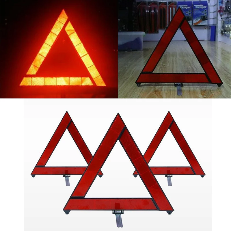Generic Car Emergency Breakdown Warning Reflective Triangle Portable ...