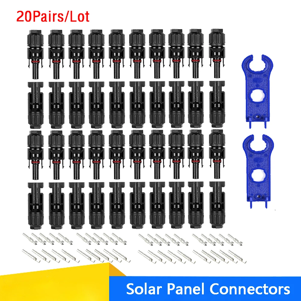 20Pairs-Male-and-Female-Solar-Plug-Connectors-PV-DC-Connector-30A-1000V ...