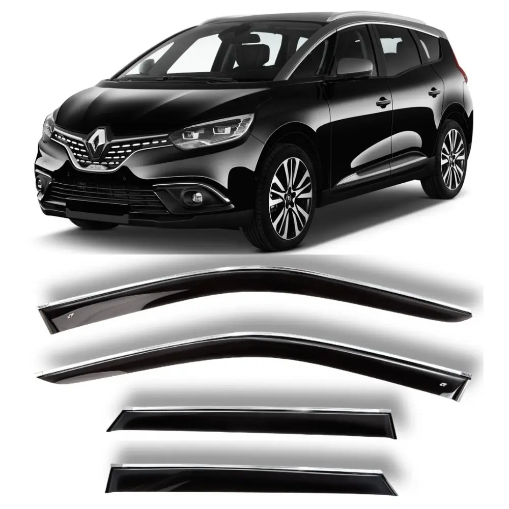 Window-deflectors-chrome-strip-moulding-Cobra-tuning-r15416cr-car ...