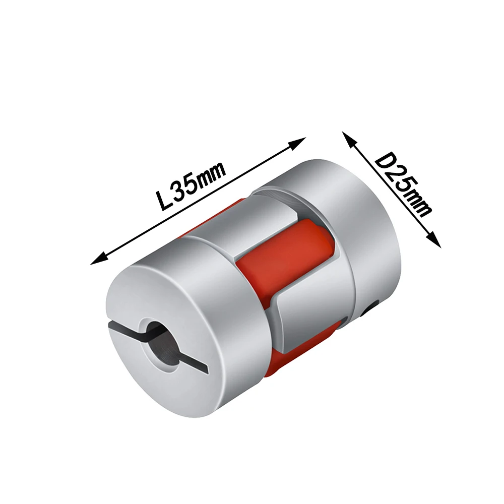 D25L35-Coupler-D25-L35-three-Jaw-Aluminium-Plum-Flexible-Shaft-Coupling ...