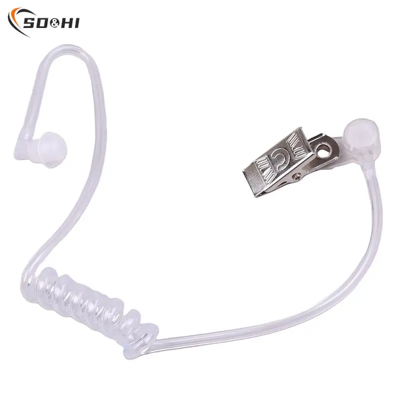 Universal-Replacement-Transparent-Coil-Acoustic-Air-Tube-Earplug-With ...