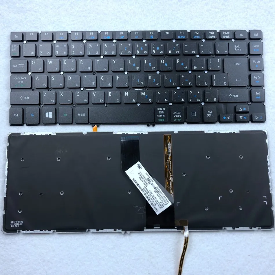 Japanese Backlit Laptop keyboard for ACER V5 472G V5 432 V5 433 V5 473 ...