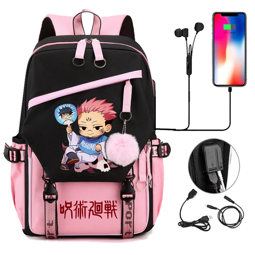 Jujutsu Kaisen Anime School Backpacks for Teen Girls JJK Itadori Soko ...
