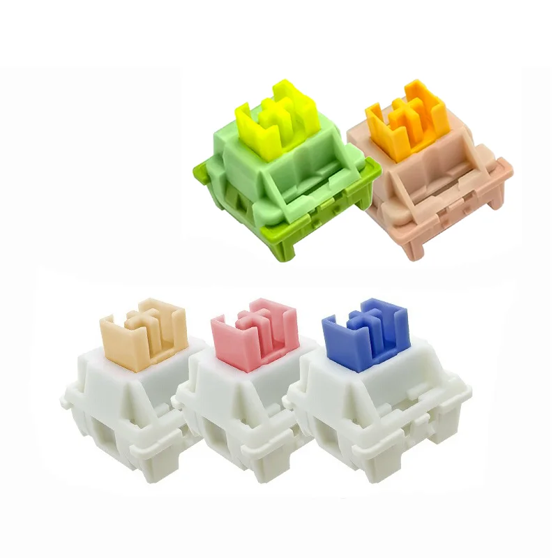 Outemu-Mechanical-Keyboard-Switch-5Pin-Silent-Tactile-Linear-Cream-Blue ...