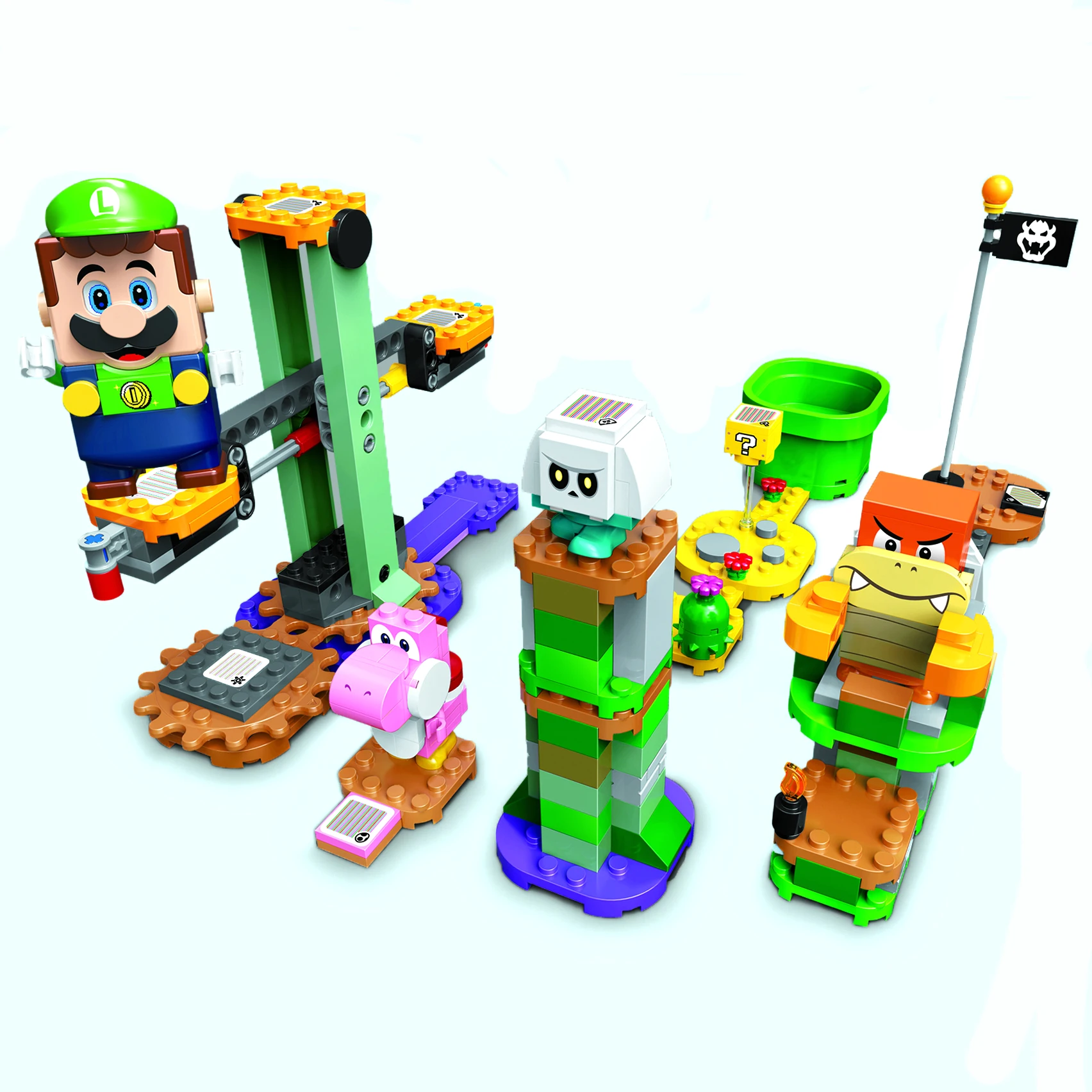 Super-Ma-Adventure-Game-Model-Building-Blocks-Luigi-Action-Figures ...
