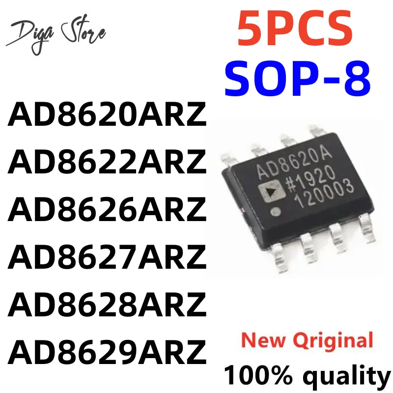 5piece-100-New-AD8620ARZ-AD8622ARZ-AD8626ARZ-AD8627ARZ-AD8628ARZ ...