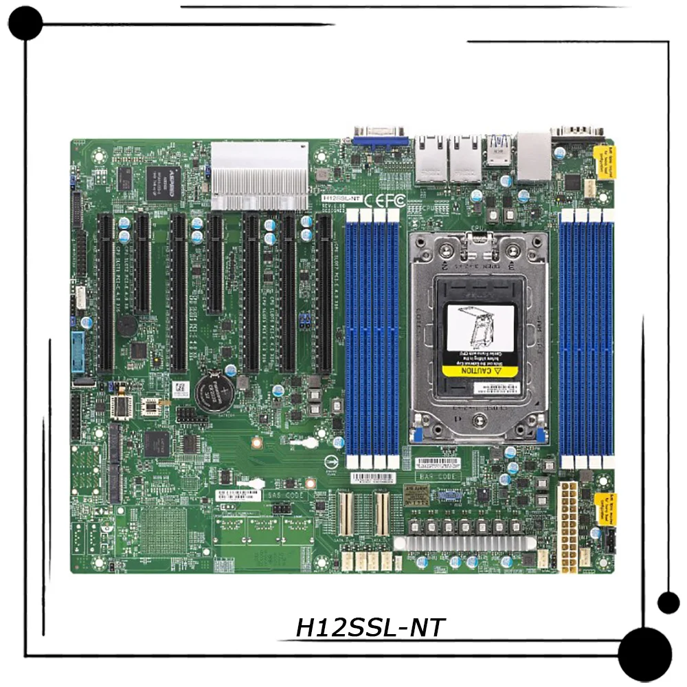 H12SSL NT para o servidor supermicro atx motherboard amd epyc chipset 7002/7003 série suporta ...