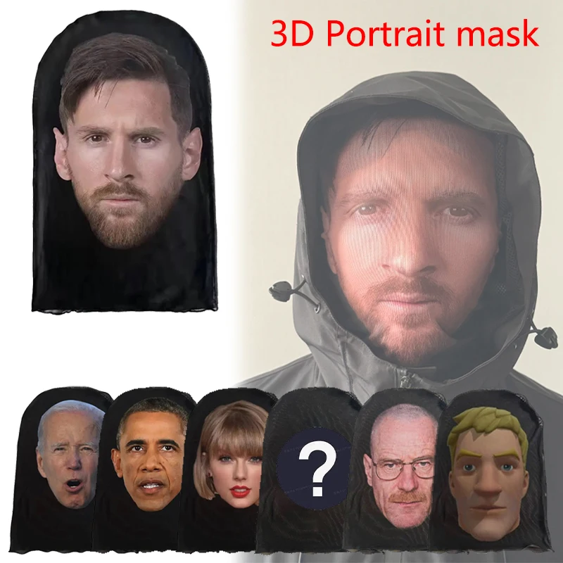 New-3D-Printed-Messi-Mask-Elastic-Mesh-Full-Face-Mask-for-Men-Women ...