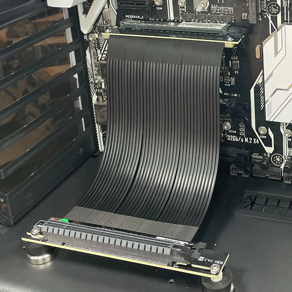 Universal-Pcie-4-0-Riser-Cable-Vertical-Gpu-4-0-X16-PCI-Express-Riser ...