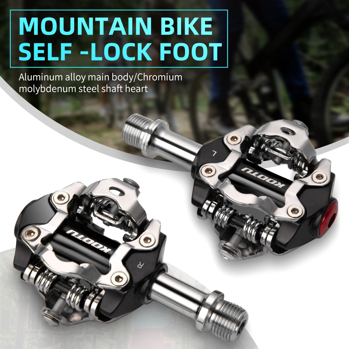 Mountain-Bike-Pedal-Clip-SPD-System-Self-Lock-Pedals-Bicycle ...