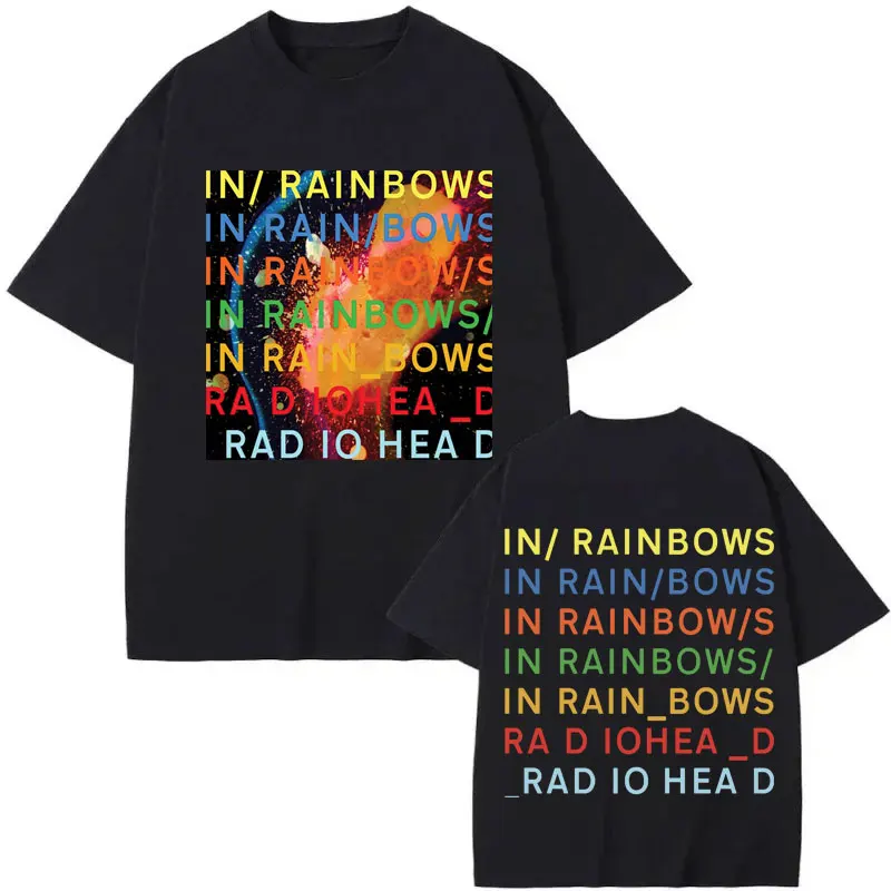 Rock Band Radiohead In Rainbows Album Merch T Shirt Men Women Clothing