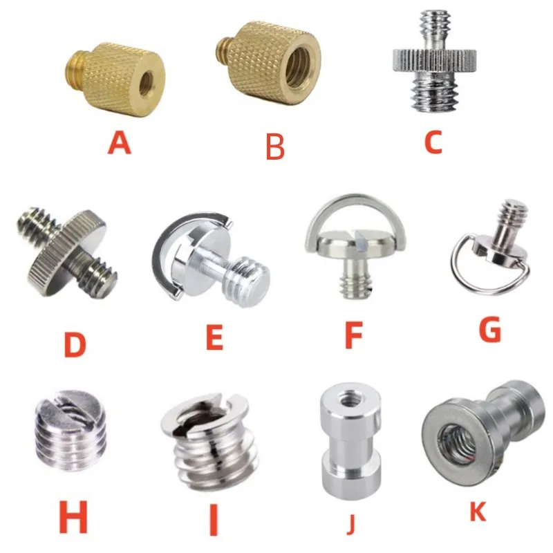 1-4-to-3-8-Thread-Camera-Screw-Mount-Adapter-for-DSLR-Camera-Tripod ...