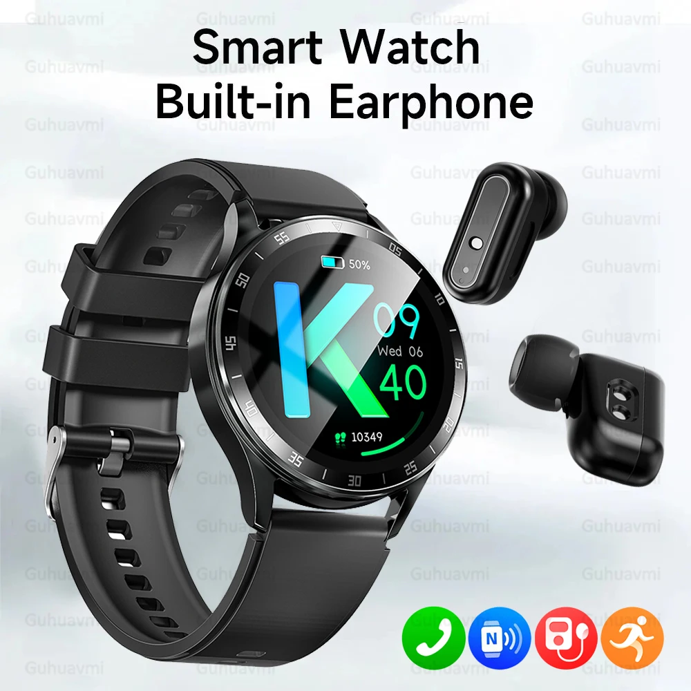 2024-New-X10-Headset-Smart-Watch-TWS-2-in-1-Wireless-Bluetooth-Earphone ...