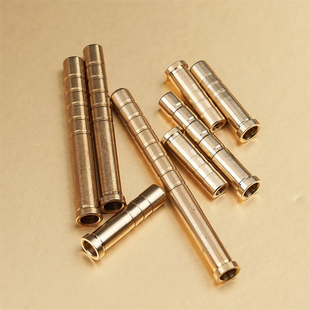 6pcs Archery Insert Copper Brass Base Connector 37/50/100/150/200 Grain ...