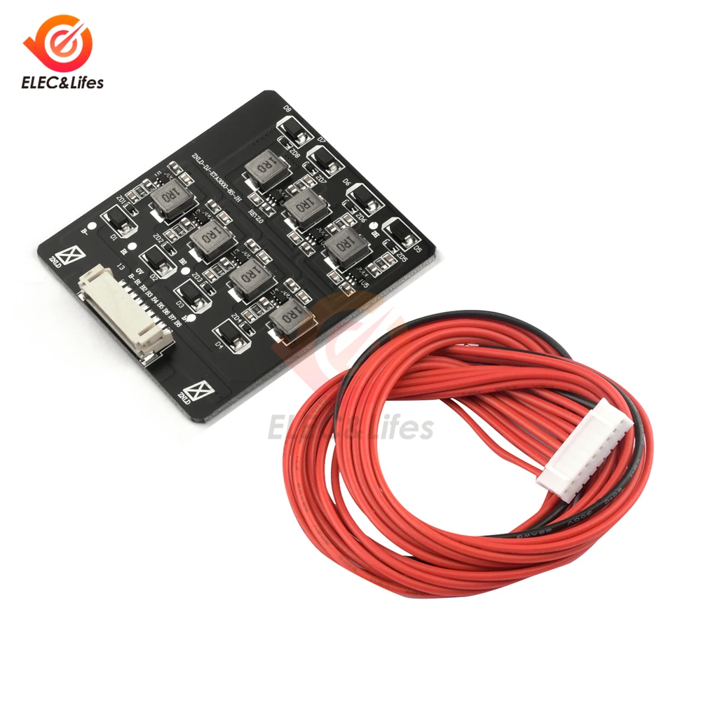 BMS 2S 8S 1.2A 밸런스 보드 Lifepo4 LTO 리튬 배터리 액티브 이퀄라이저 밸런서 에너지 전송 보드 BMS 3S ...