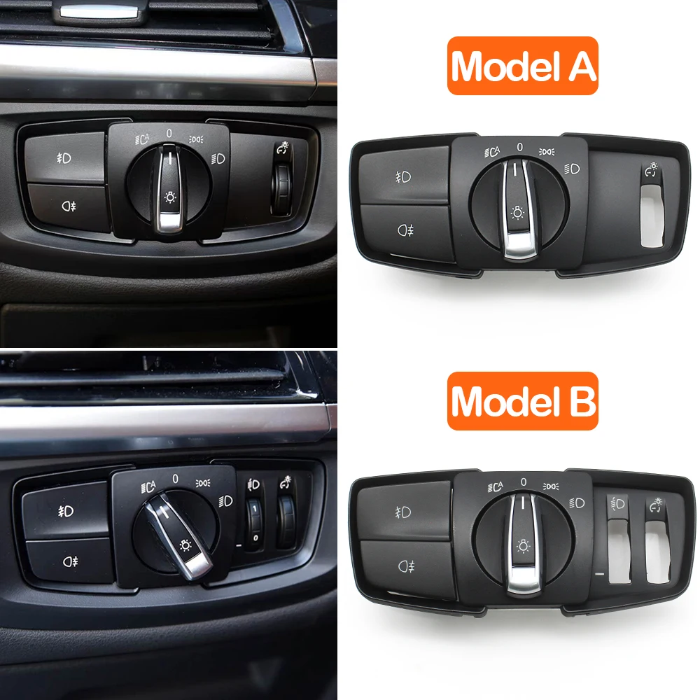 Car Front Dash Headlight Switch Cover Panel Head Lamp Rotary Button Cap ...