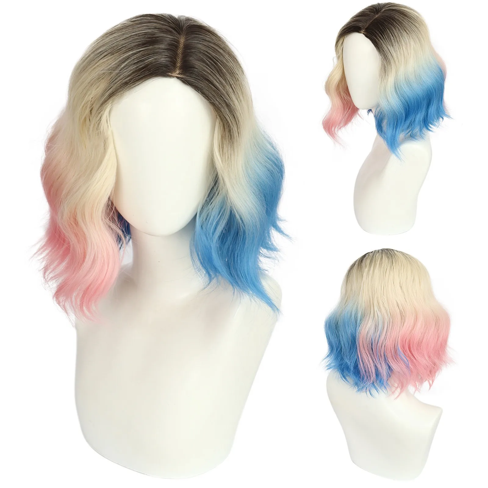 Enid Sinclair Cosplay Wig Addams Wednesday Colour Wig Halloween ...