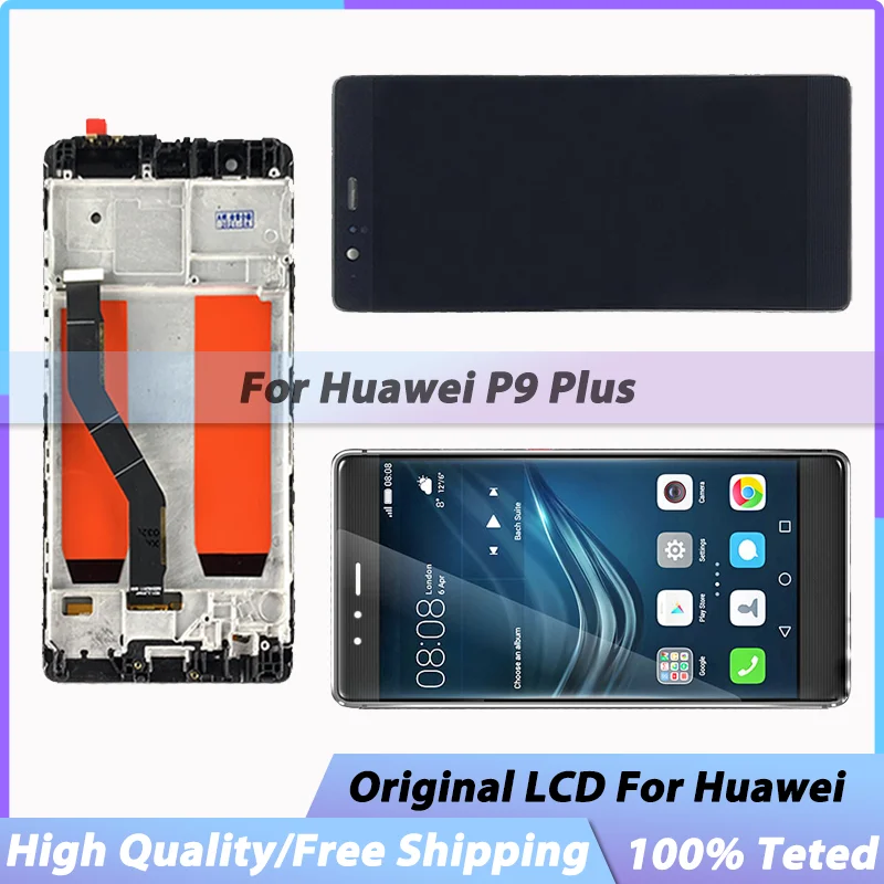 Original 5.5" For Huawei P9 Plus Lcd Display Touch Screen Digitizer ...