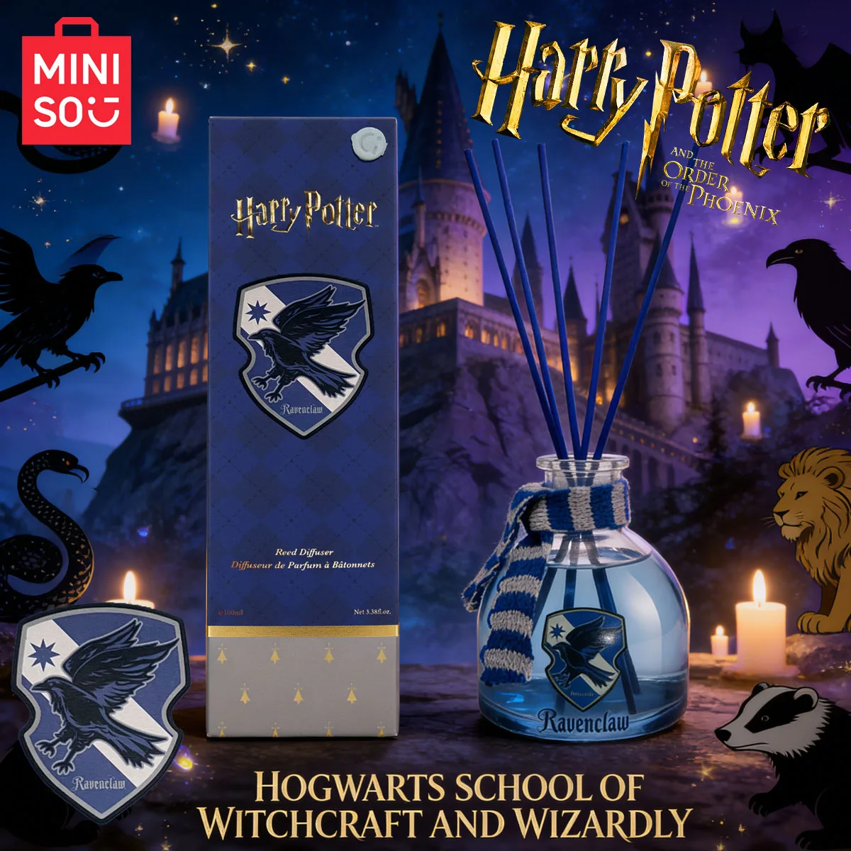 MINISO Harry Potter Series Magic Academy Flameless Aromatherapy ...