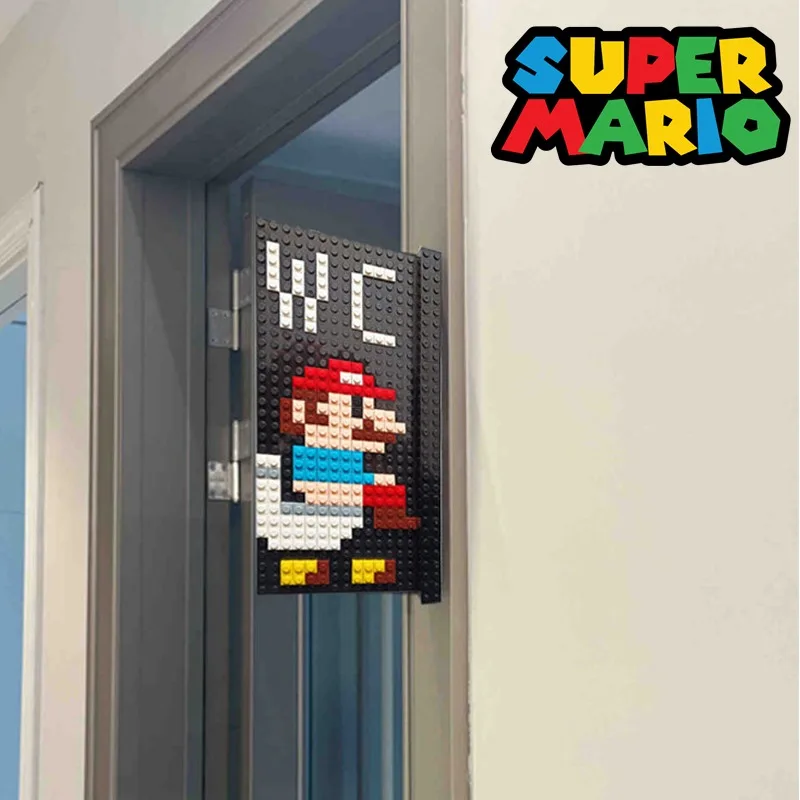 Super-Mario-Toilet-Signs-Funny-Home-Decoration-Building-Blocks-Anime-WC ...