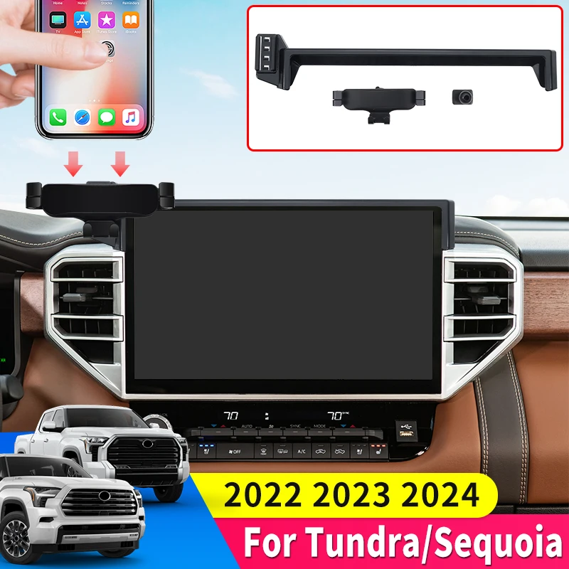 For-Toyota-Tundra-Sequoia-2022-2023-2024-Car-Dedicated-Phone-Holder ...
