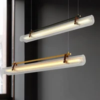 Striped Shade Linear LED Pendant Light - Lighting4Home