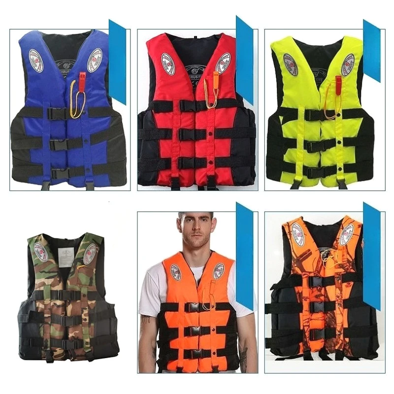 S ,M ,L,XL ,2XL ,3XL Swimming Buoyancy Sea Fishing Life Jacket Outdoor ...