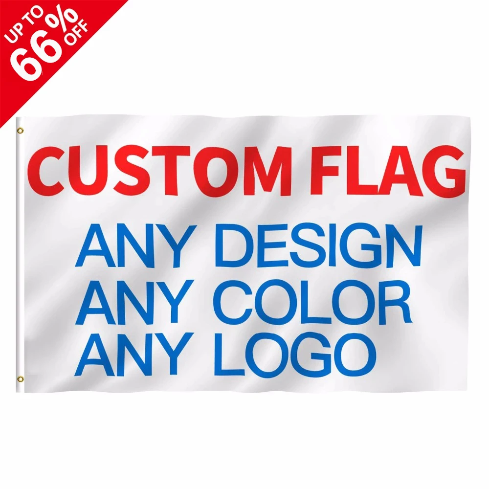 Custom 3x5ft Printed Flag Any Size 2x3ft 4x6ft 5x8ft Company ...