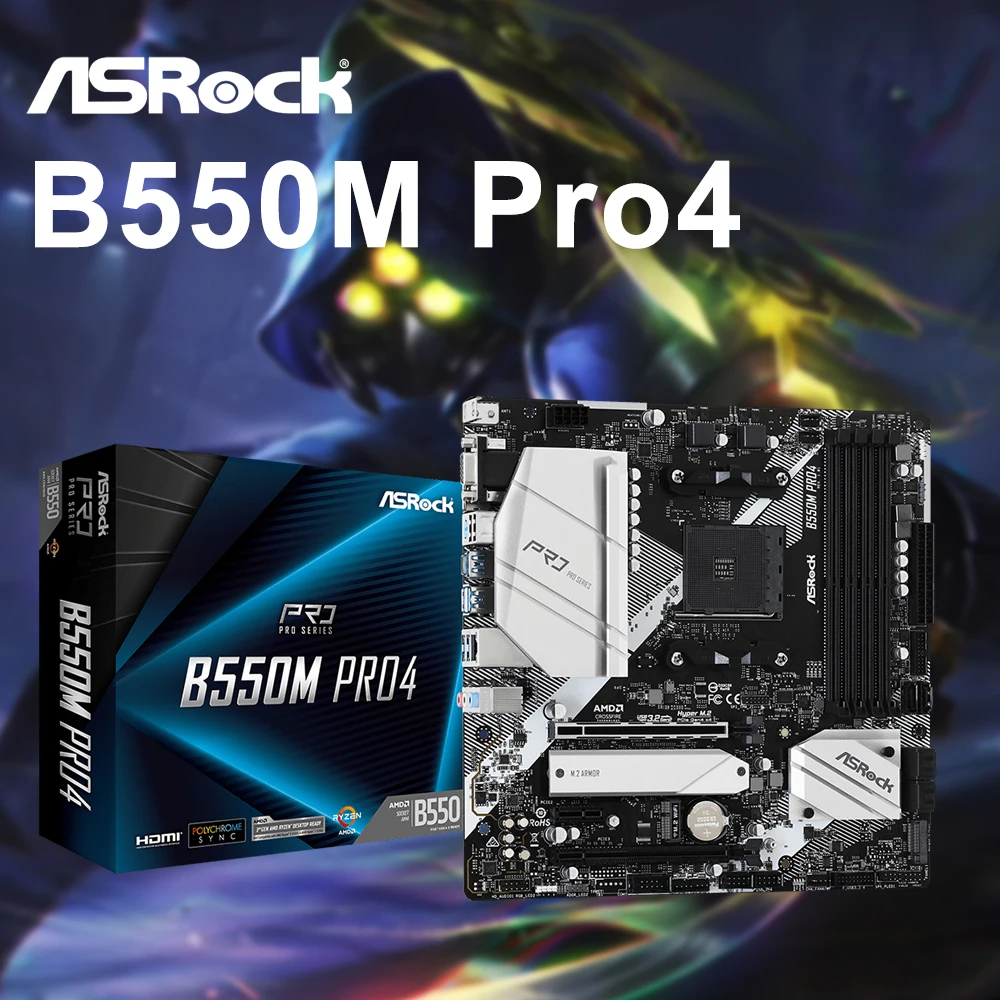 Asrock-motherboard-b550m-pro-4-amd-ddr4-am4-128gb-pci-3-0-para-amd-r5 ...