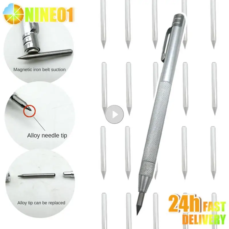 1set Tungsten Carbide Tip Scriber Engraving Pen Marking Tip Carving ...