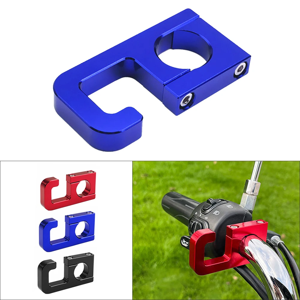 22mm-Motorcycle-Bike-Hooks-Aluminum-Electric-Bike-Handlebar-Hanger-for ...