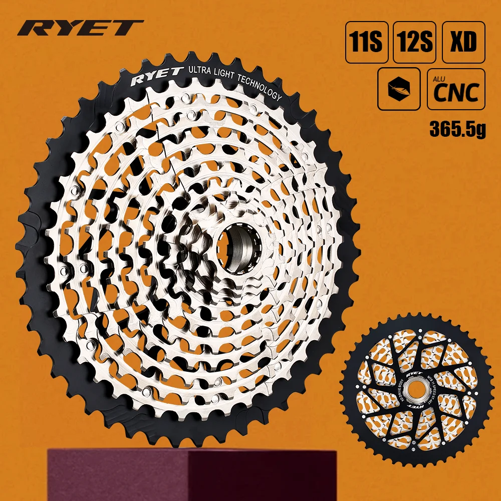 RYET Cassette 11/12 Speed Bike 9-46T Ultralight XD 11S 12S Ultimate ...