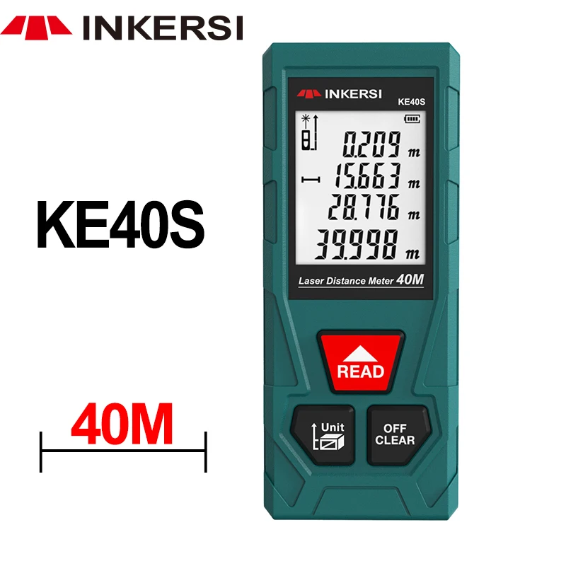INKERSI Laser Rangefinder 40 100M 120M Laser Tape Measure High Accurate ...