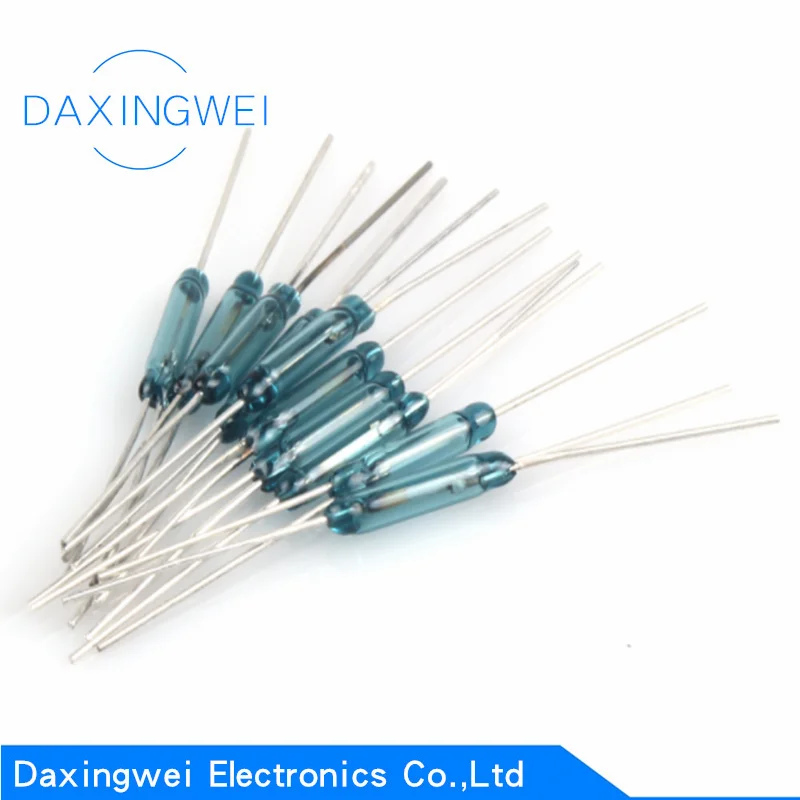 5pcs Reed Switch 3 Pin Magnetic Switch 2.5*14mm Normally Open Normally ...