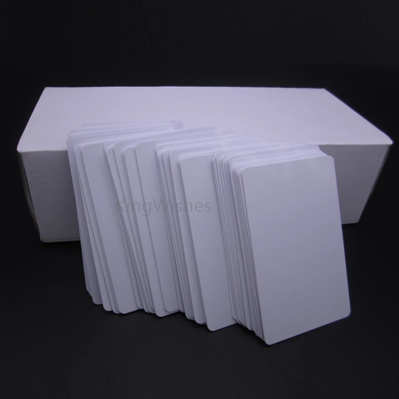 230Pcs-Blank-Inkjet-White-Cards-CR80-PVC-Plastic-Card-Both-Side ...