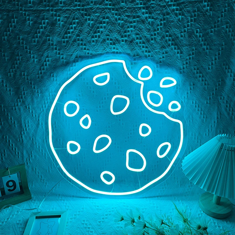 Cookies Neon Sign Custom LED Food Bakery Kitchen Night Light Coffee Bar ...