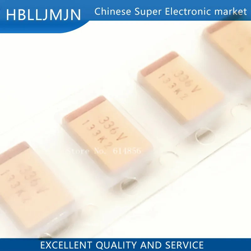 10PCS - 20PCS Tantalum Capacitor 7343 Type D 336 33UF 35V 336V ...