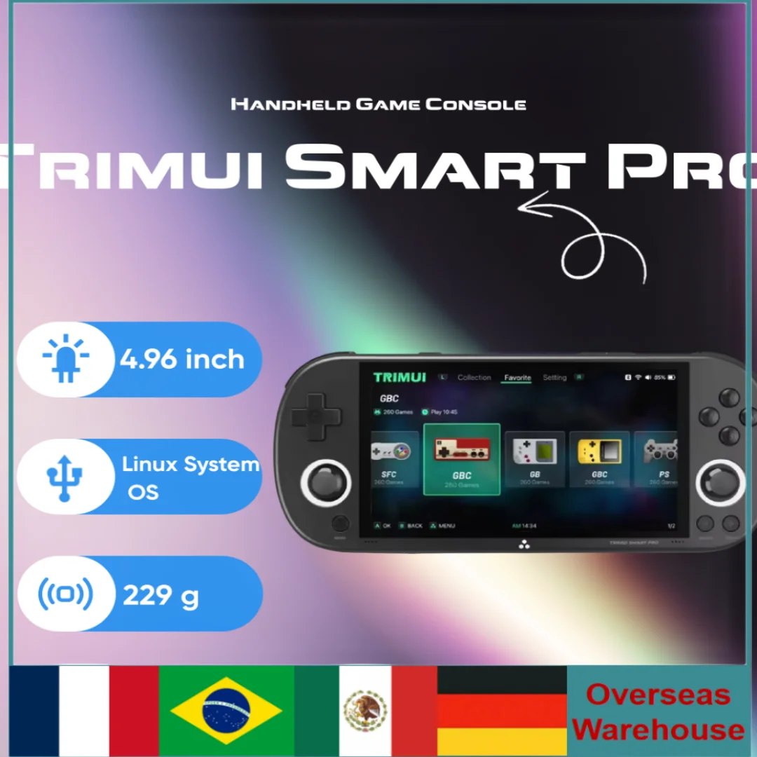 Trimui-Smart-Pro-consola-de-juegos-port-til-sistema-Linux-pantalla-IPS ...
