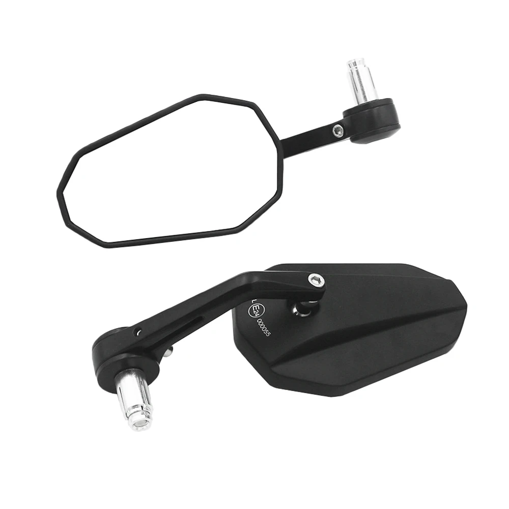 Universal-Motorcycle-Rear-View-Mirrors-Round-Motorcycle-Bar-End-Side ...