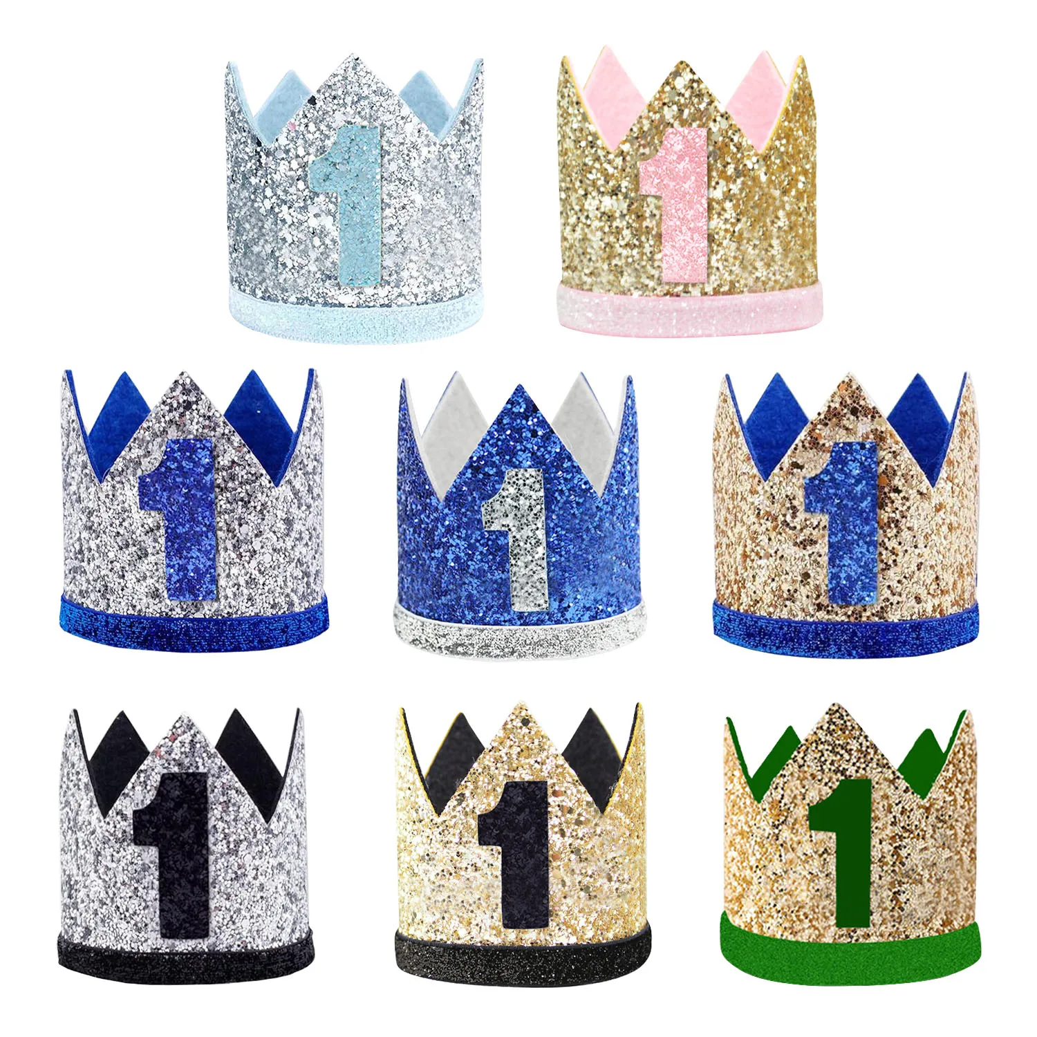 Birthday-Hat-first-birthday-party-hat-Birthday-Crown-Headbands-for-Baby ...