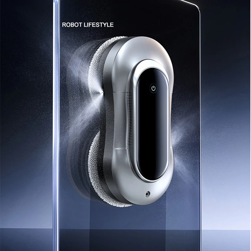 Automatic-Window-Washer-Robot-Glass-Cleaner-Four-Spray-Water-Way-Floor ...