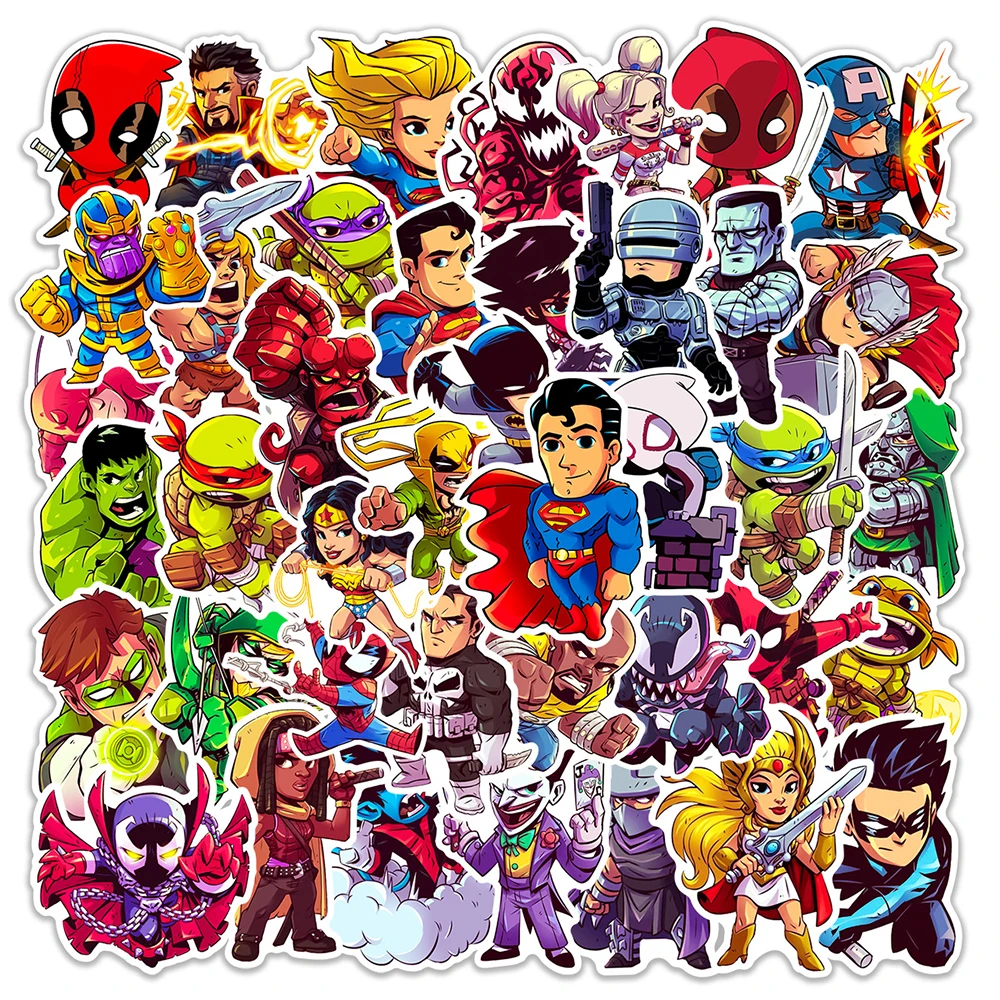 10-30-50PCS-Disney-Super-Hero-Cartoon-Stickers-Toy-Marvel-The-Avengers ...
