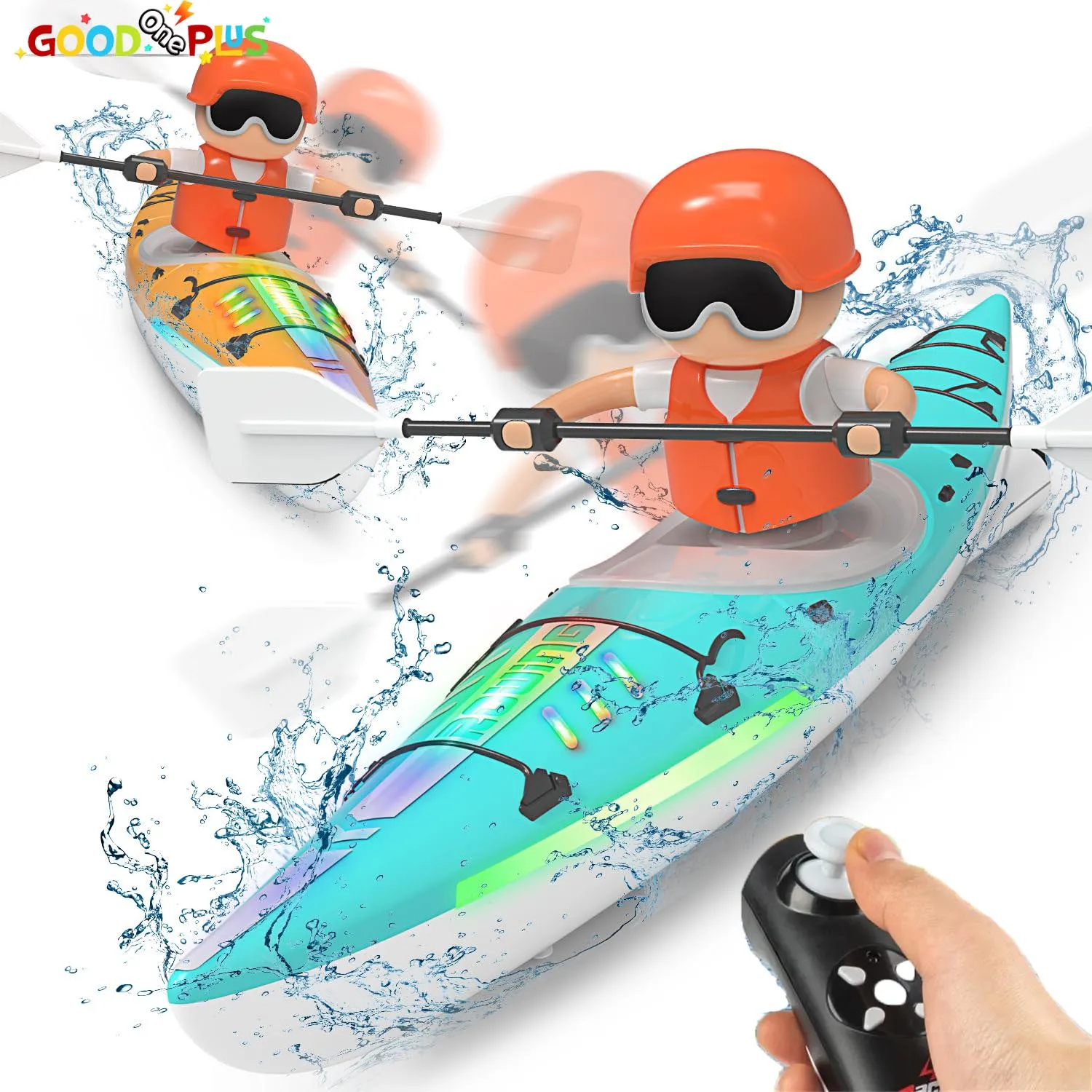 Rc-Boat-Kayak-Racing-Ship-2-4G-Remote-Control-Rowing-Boat-Paddling ...