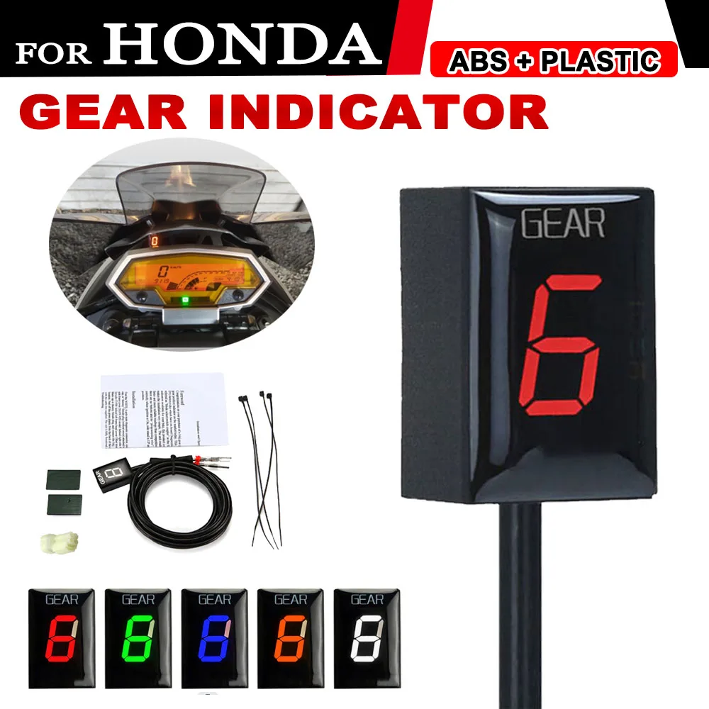 Motorcycle Gear Indicator Speed Display Meter For Honda CBR650 CB500X ...