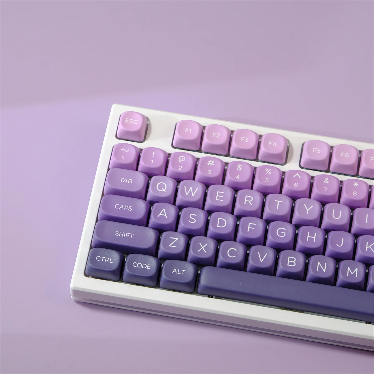 Purple Gradient Violet Keycaps MOA Profile PBT Dye Sublimation KeyCap ...